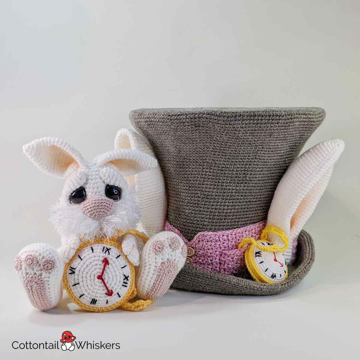Awesome Alice In Wonderland White Rabbit Doll Crochet Pattern ...