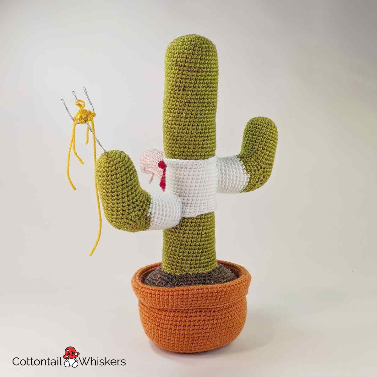 Horror Amigurumi Alien Chest Burster Crochet Cactus Pattern ...