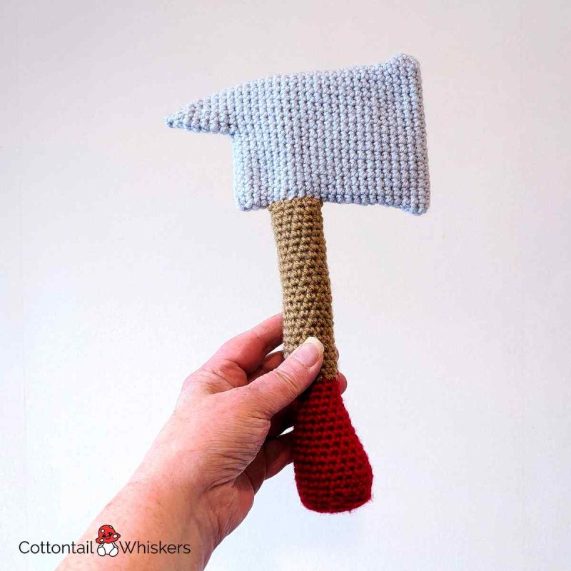 Amigurumi Crochet Axe Pattern Woodsmans Chopper Tool