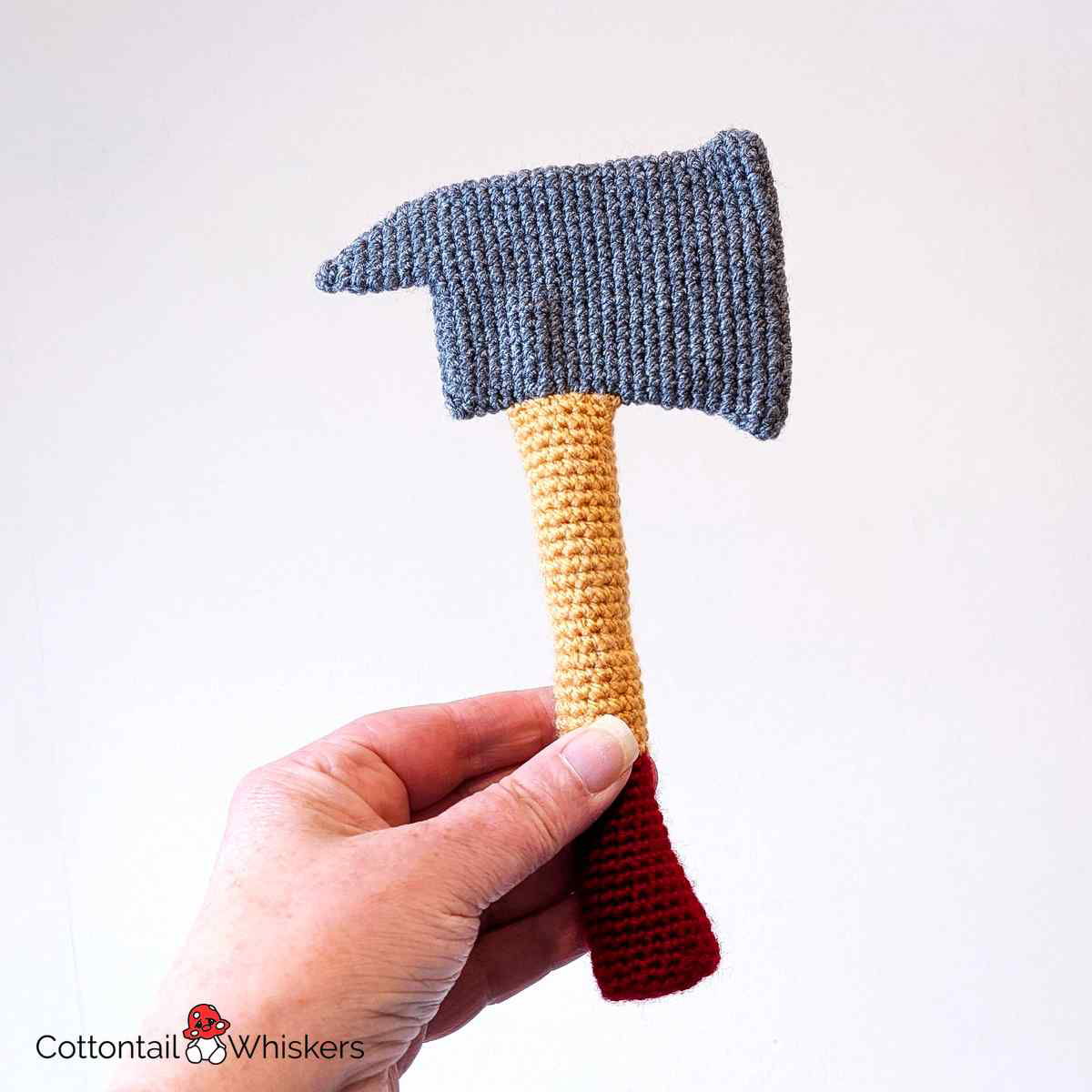 Amigurumi Crochet Axe Pattern Woodsmans Chopper Tool
