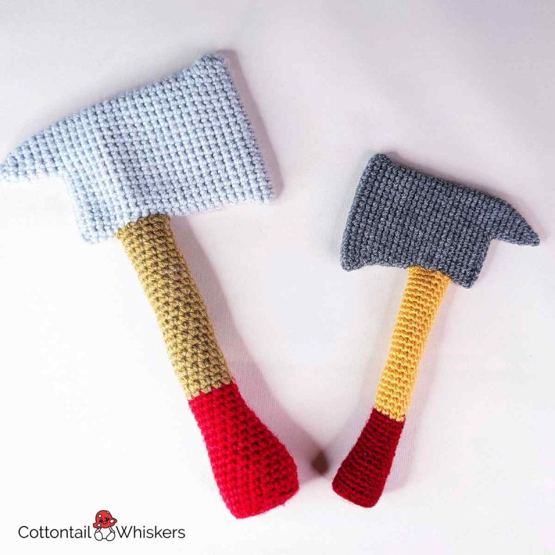 Amigurumi Crochet Axe Pattern Woodsmans Chopper Tool