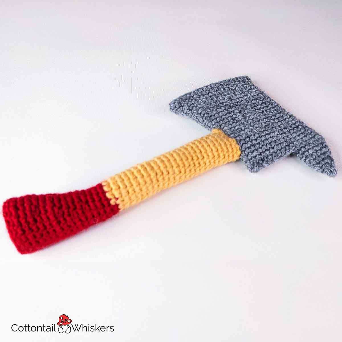 Amigurumi Crochet Axe Pattern Woodsmans Chopper Tool