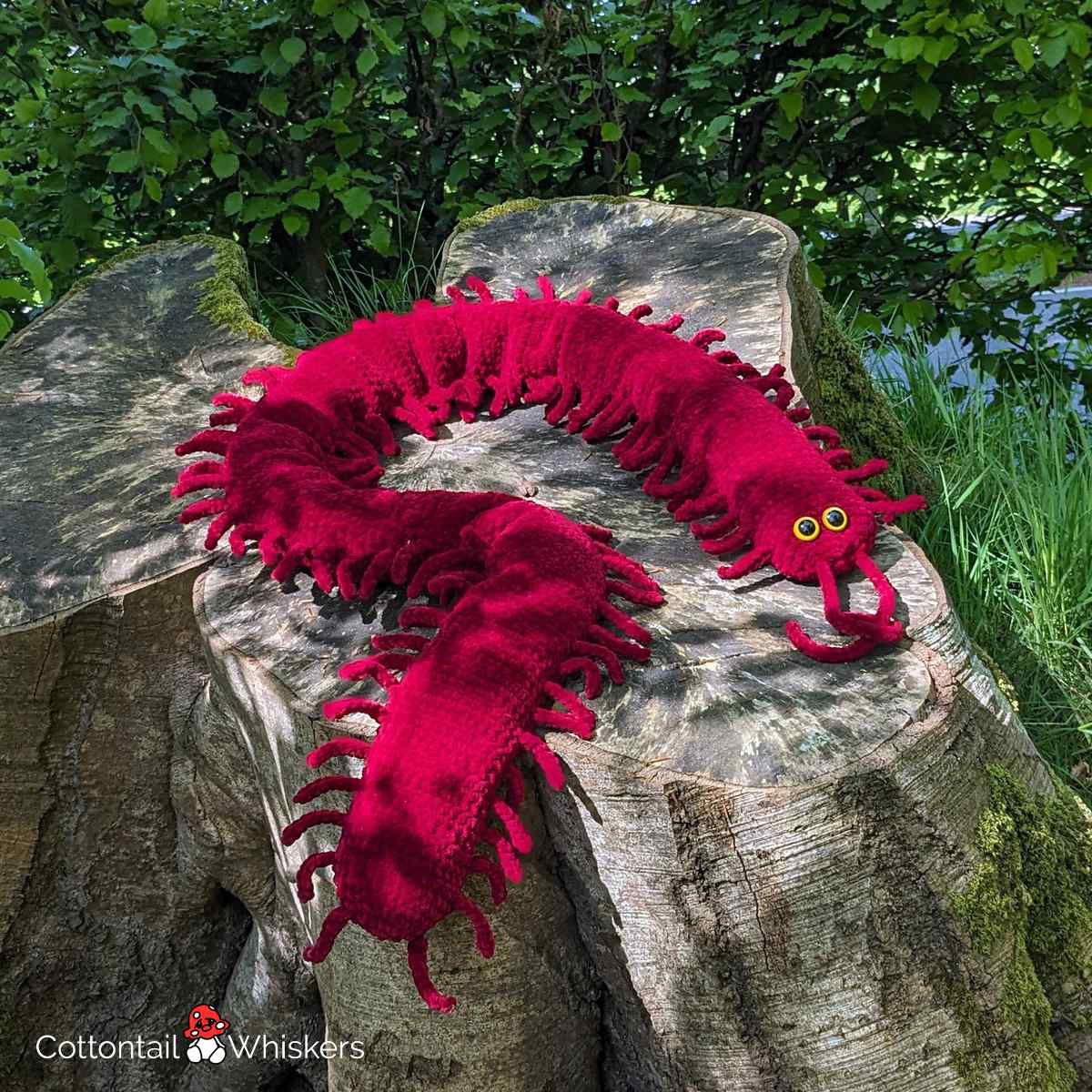 Huge Amigurumi Giant Centipede Crochet Pattern Craft Project