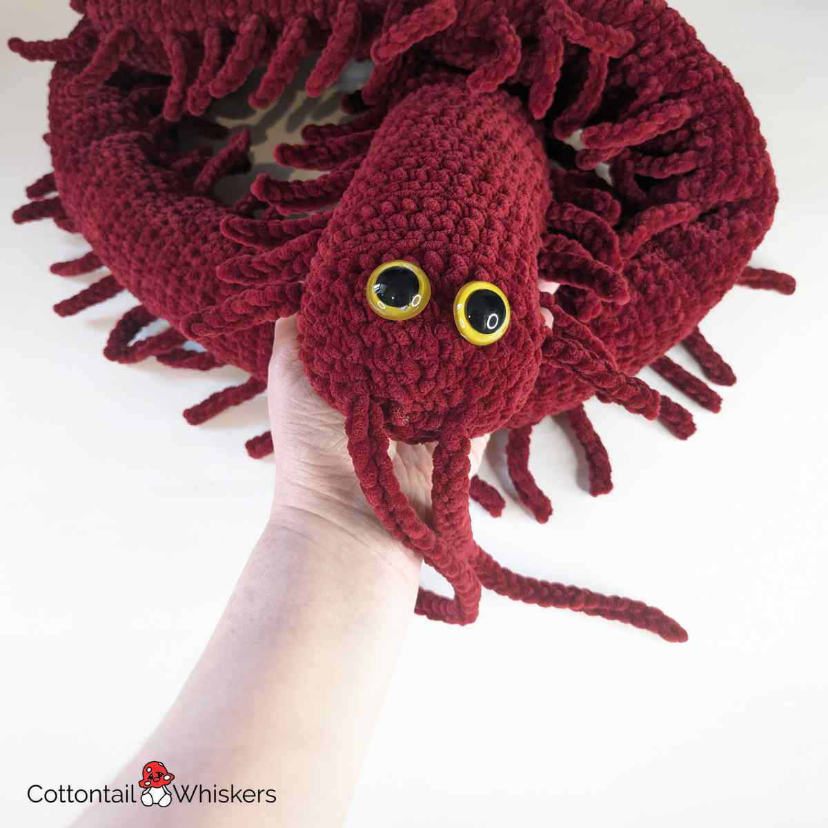 Huge Amigurumi Giant Centipede Crochet Pattern Craft Project