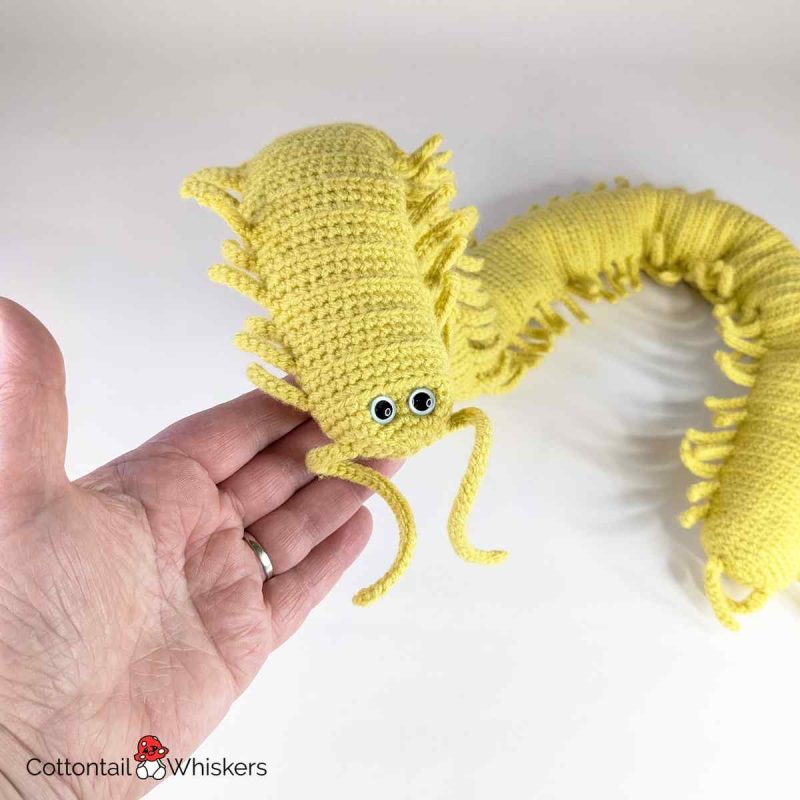 Huge Amigurumi Giant Centipede Crochet Pattern Craft Project