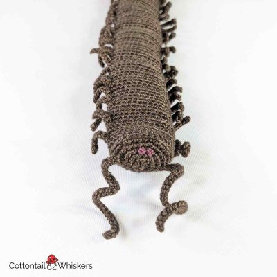 Huge Amigurumi Giant Centipede Crochet Pattern Craft Project