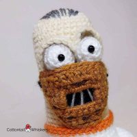 Murder Amigurumi Doorstop Hannibal Lecter Halloween Crochet Pattern ...