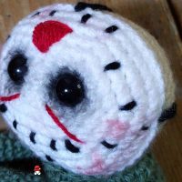 Horror Amigurumi Jason Crochet Tiebacks Pattern | Cottontail & Whiskers