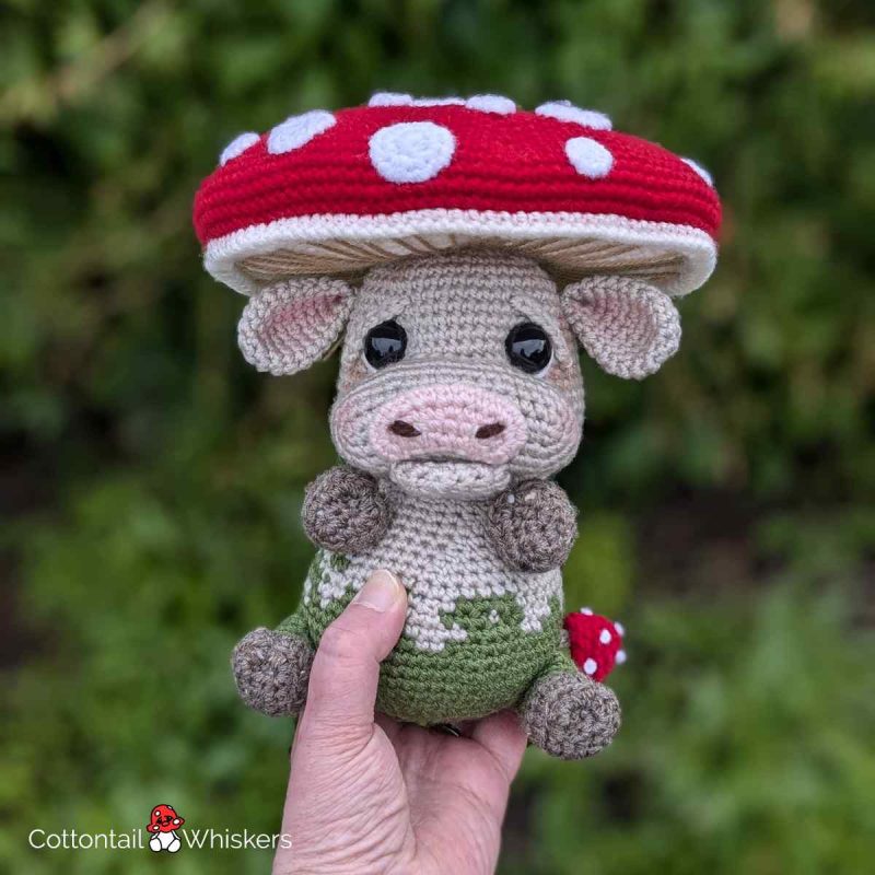 Magic Amigurumi Mooshroom Crochet Cow Pattern Craft Project