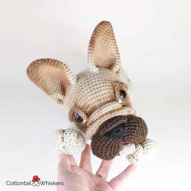 Amigurumi Playful French Bulldog Crochet Pattern - Cottontail & Whiskers