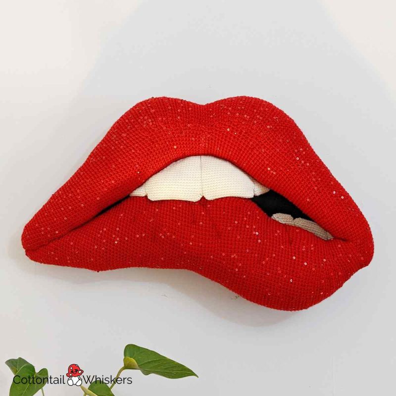Rocky Horror Lips Crochet Pattern | Cottontail & Whiskers