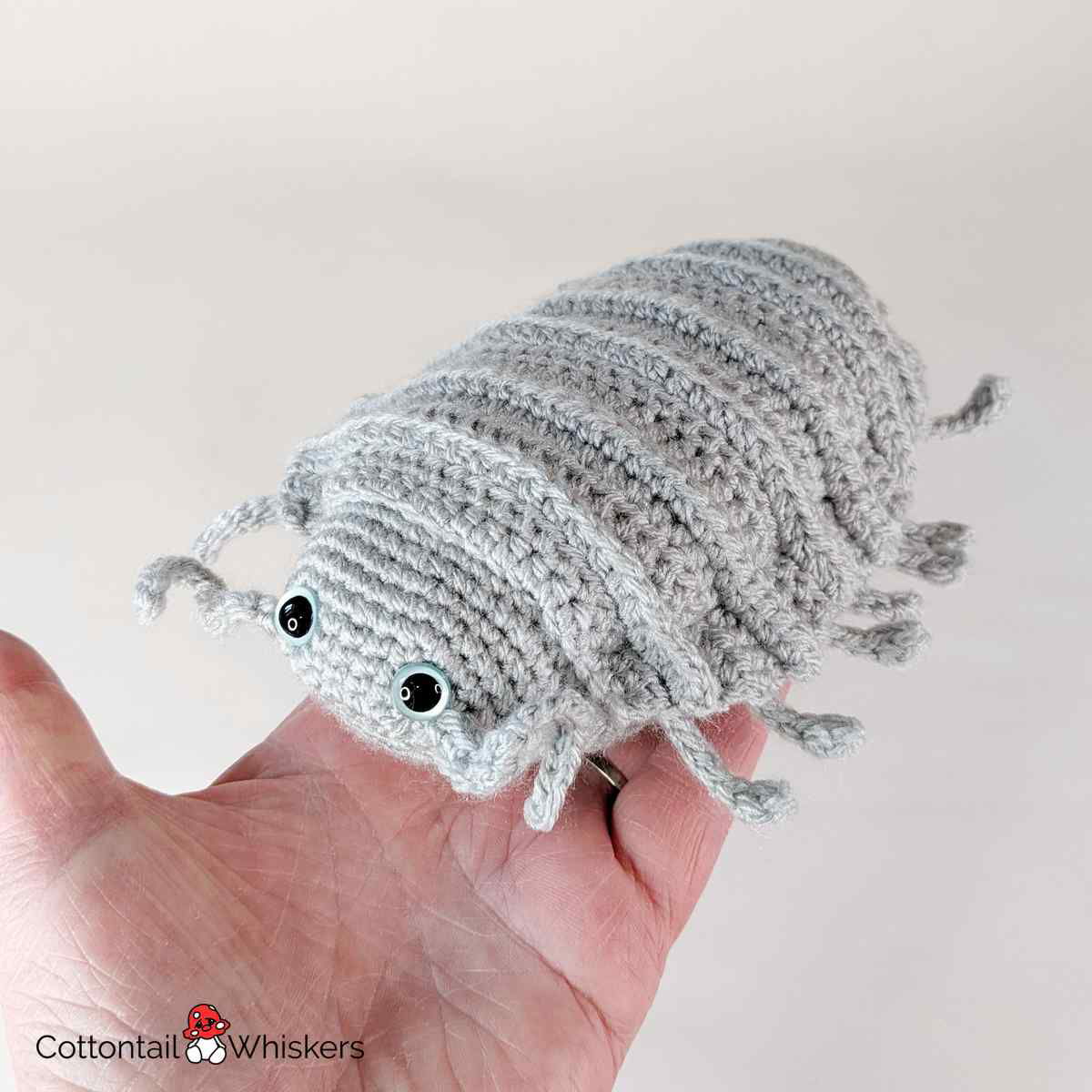 Bug Amigurumi Roly Poly Woodlouse Crochet Pattern Insect Toy