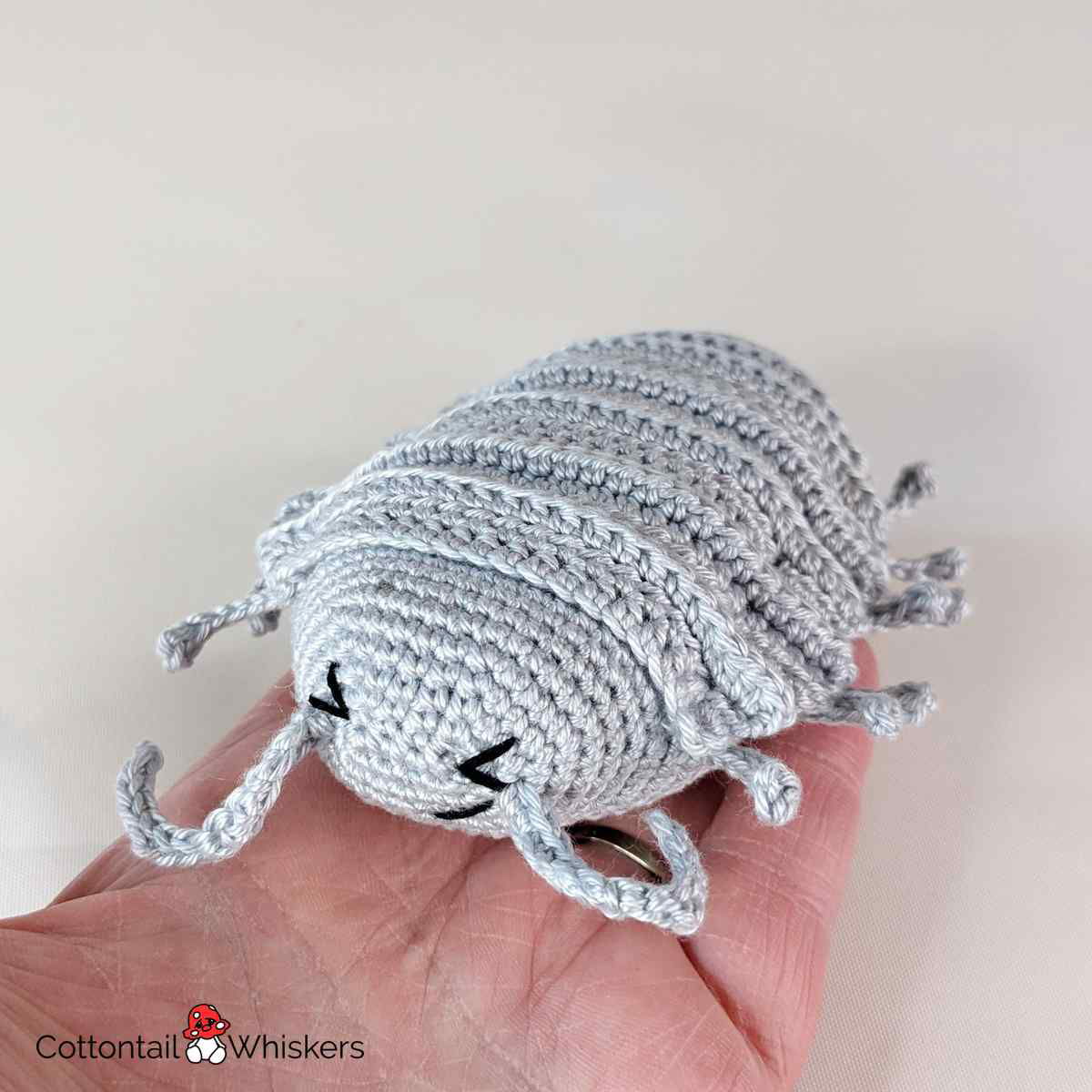 Bug Amigurumi Roly Poly Woodlouse Crochet Pattern Insect Toy