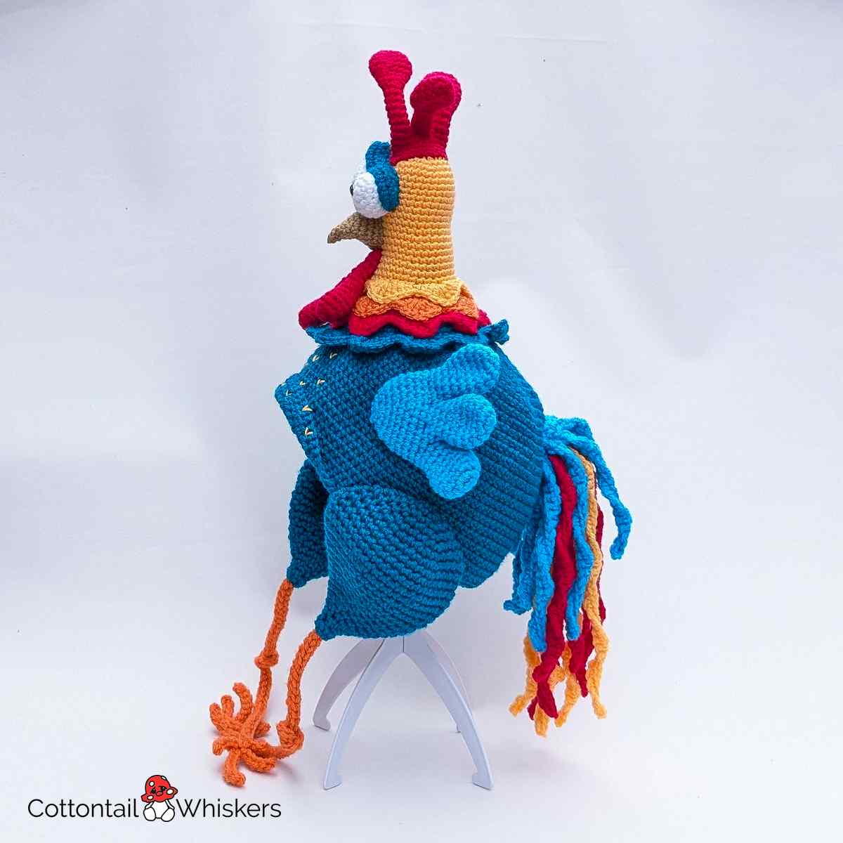Wonderful Amigurumi Rooster Crochet Chicken Hat Pattern
