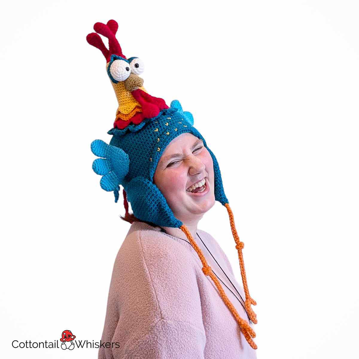 Wonderful Amigurumi Rooster Crochet Chicken Hat Pattern
