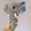 4 Amigurumi Safari Animal Head Crochet Patterns BUNDLE | Cottontail ...