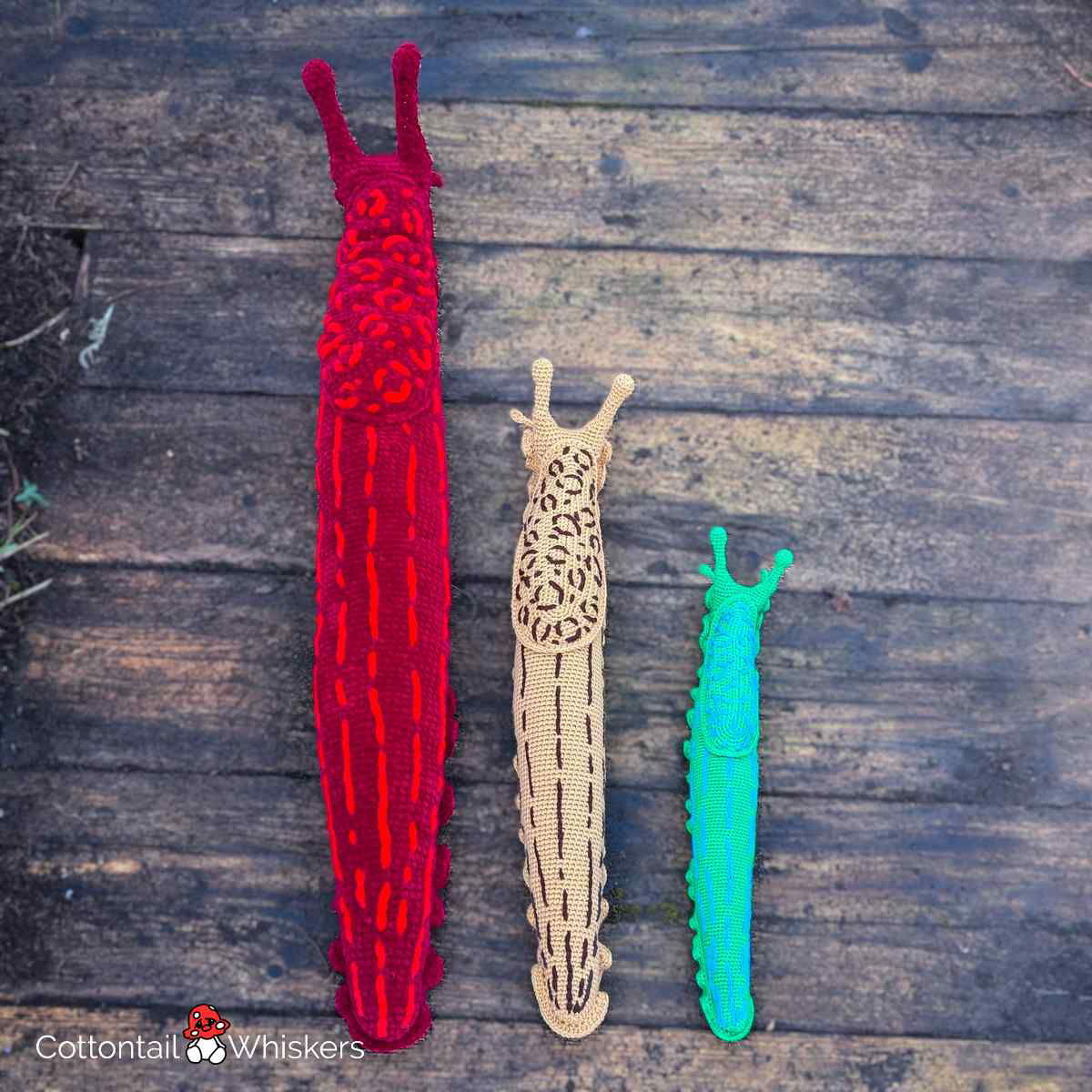 Big Cute Amigurumi Slug Crochet Pattern Download Tutorial