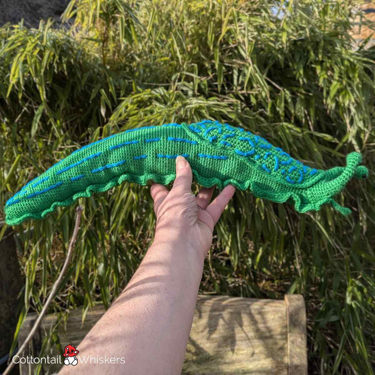 Big Cute Amigurumi Slug Crochet Pattern Download Tutorial