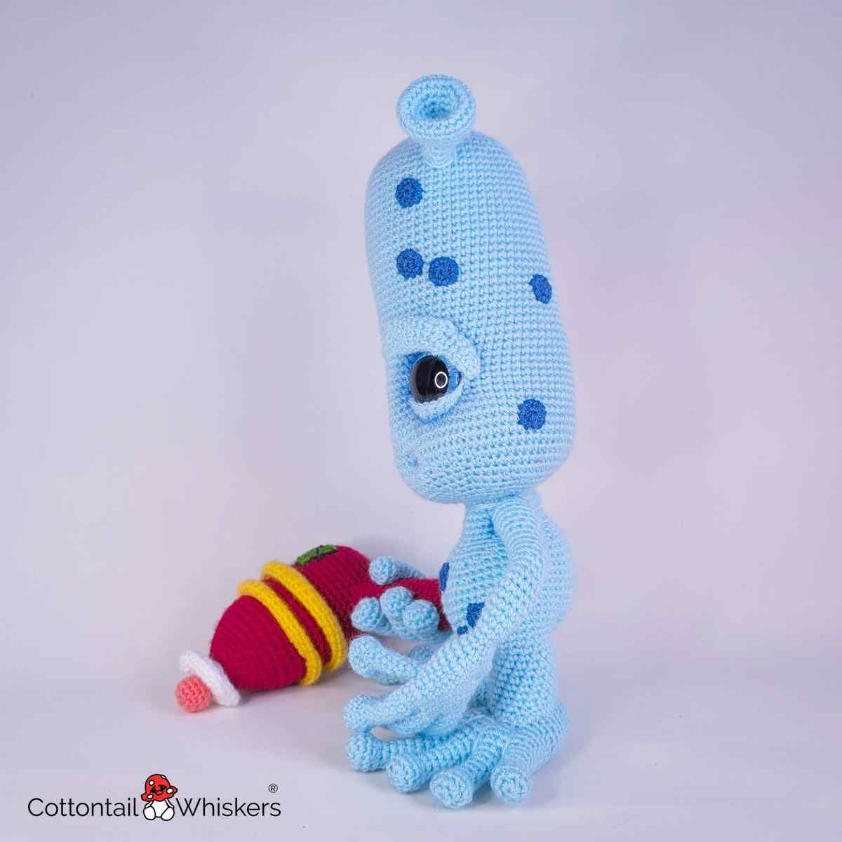 Desperate Amigurumi Space Alien Crochet Pattern Zapper