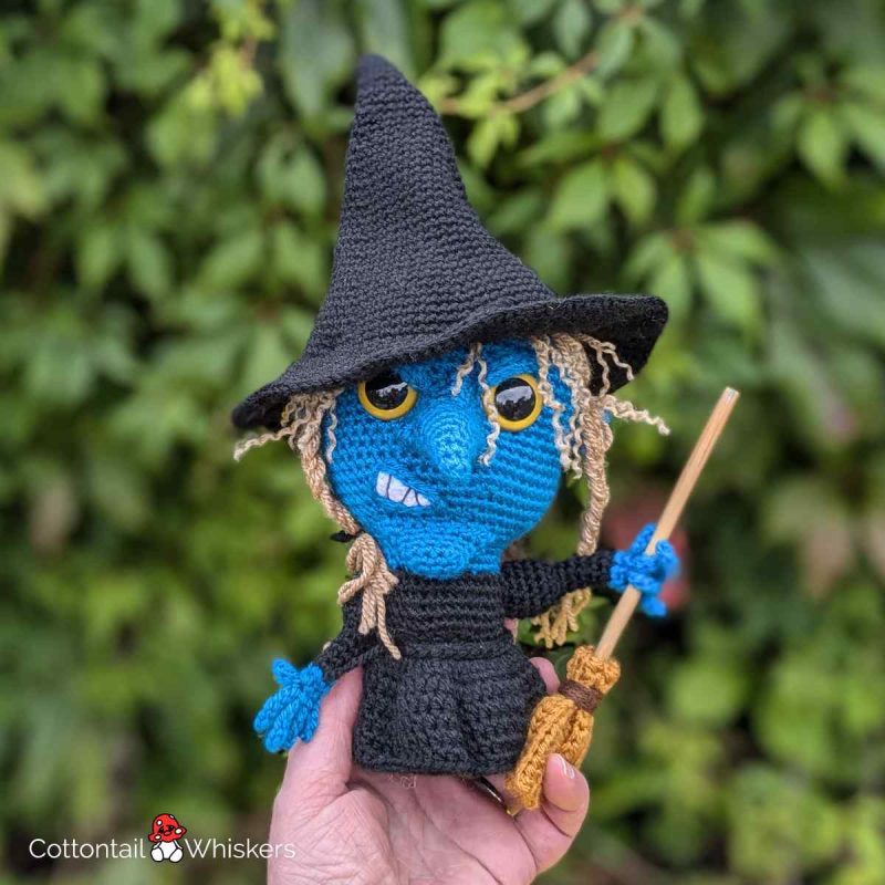 Evil Amigurumi Wizard Of Oz Wicked Witch Crochet Pattern