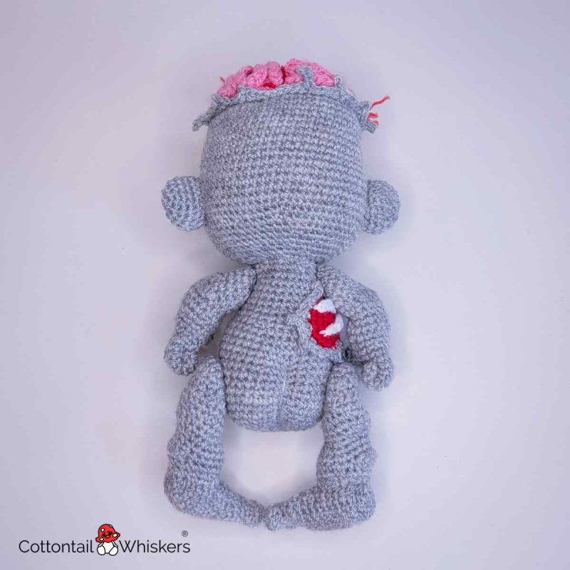 Gruesome Baby Zombie Crochet Pattern ZomBaby Amigurumi Snot