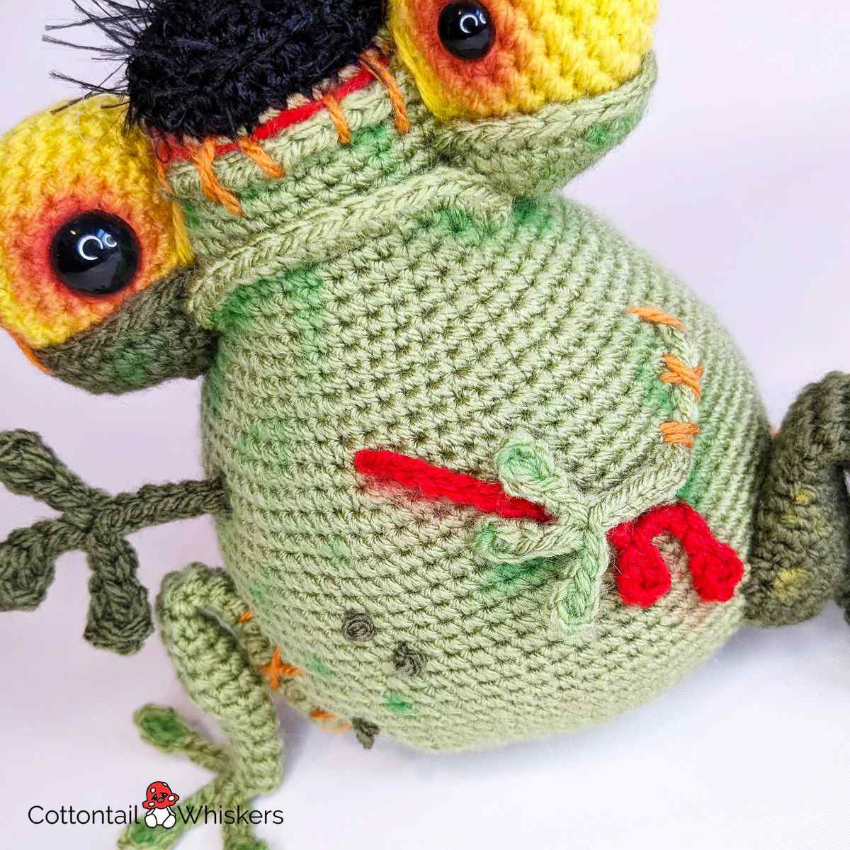 Shocking Halloween Toad Crochet Pattern Doll Amigurumi