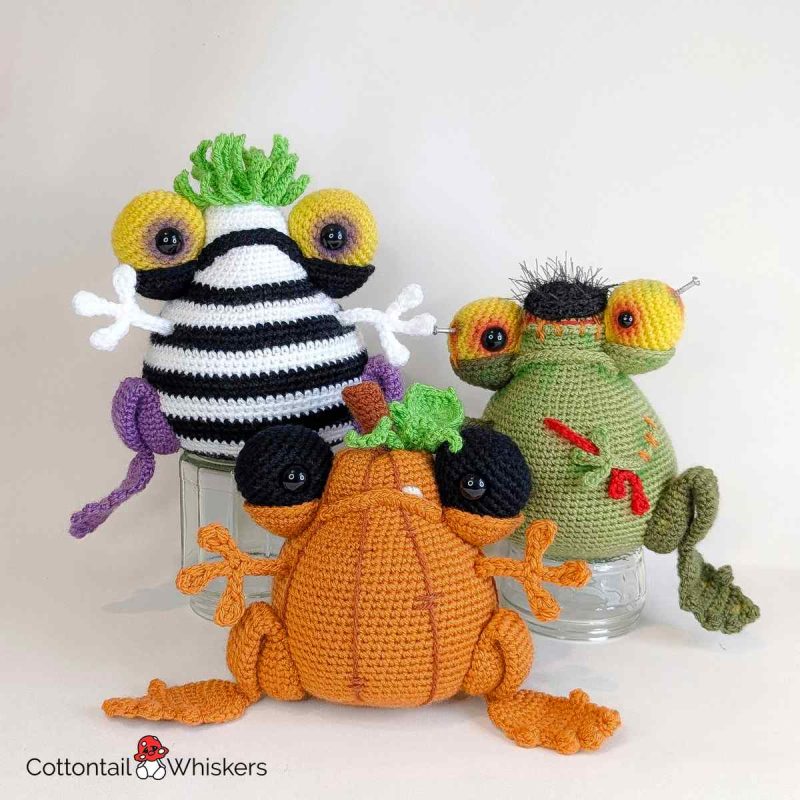 BIG Amigurumi Monster Head Ludo Crochet Pattern | Cottontail & Whiskers