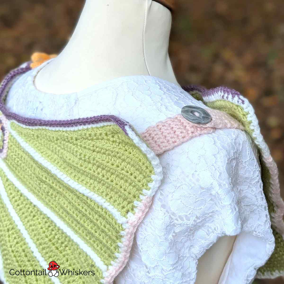 Exquisite Luna Moth Shawl Crochet Pattern Amigurumi Scarf