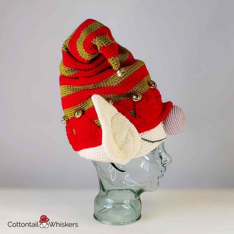 Merry Christmas Elf Hat Crochet Pattern Amigurumi Santa Fun