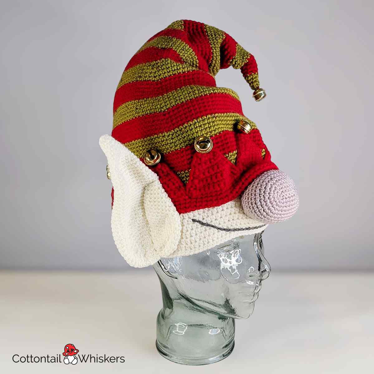 Merry Christmas Elf Hat Crochet Pattern Amigurumi Santa Fun