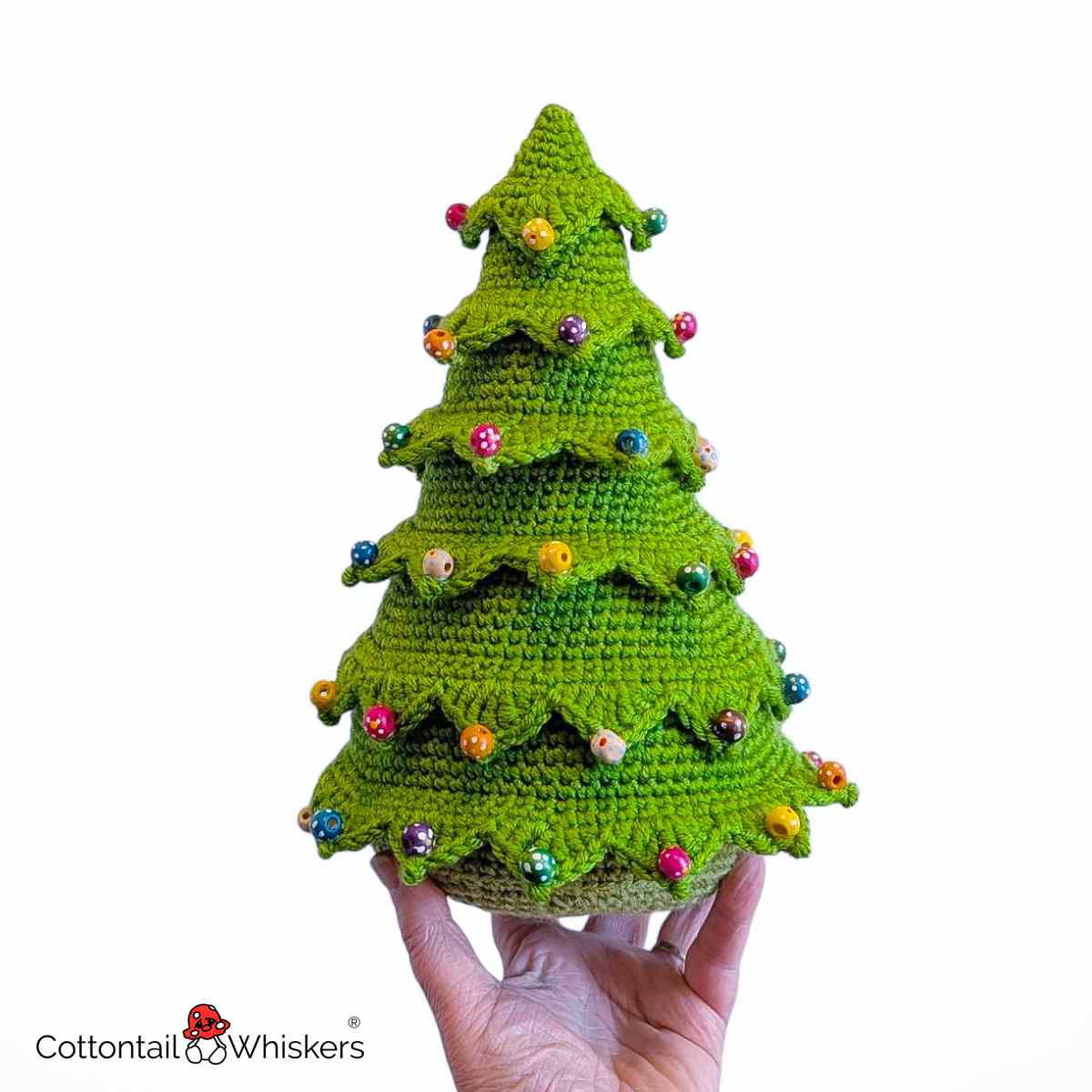 Multi Sized Mini Crochet Christmas Tree Patterns Amigurumi