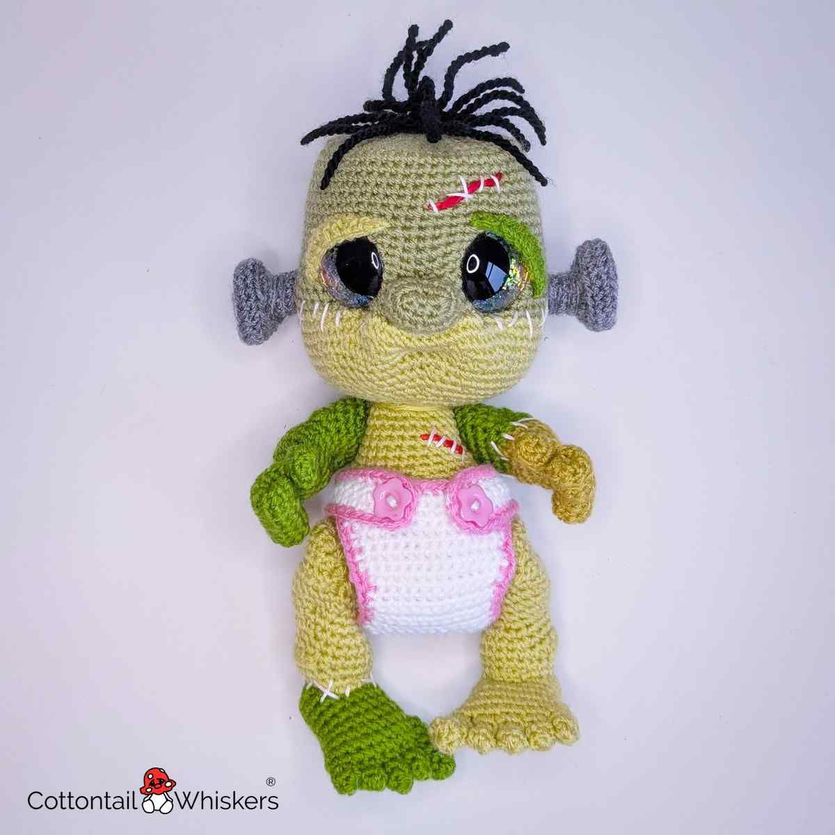 Monster Frankenstein Baby Crochet Pattern Amigurumi Friend