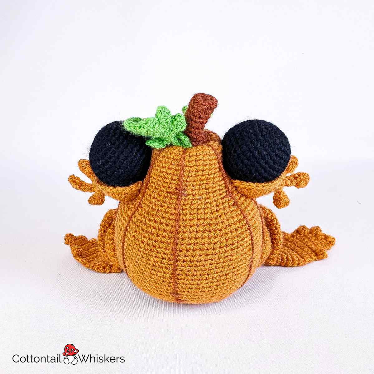 Scary Pumpkin Crochet Halloween Toad Pattern Doll Amigurumi