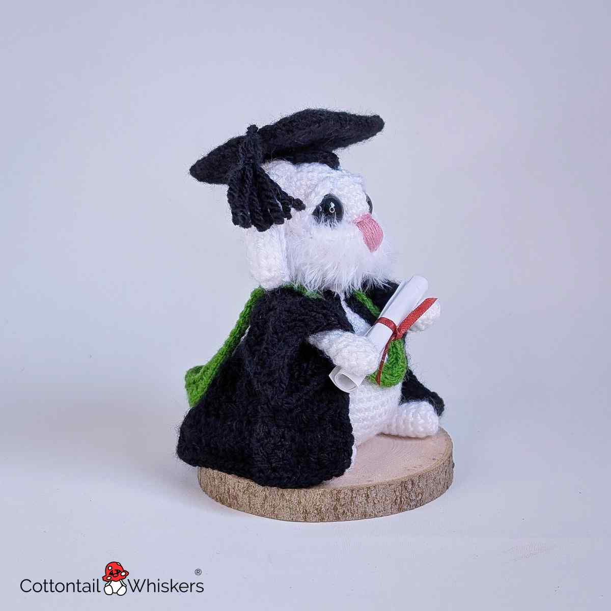 Cutest Rabbit Bunny Graduation Crochet Pattern Crafted Gift