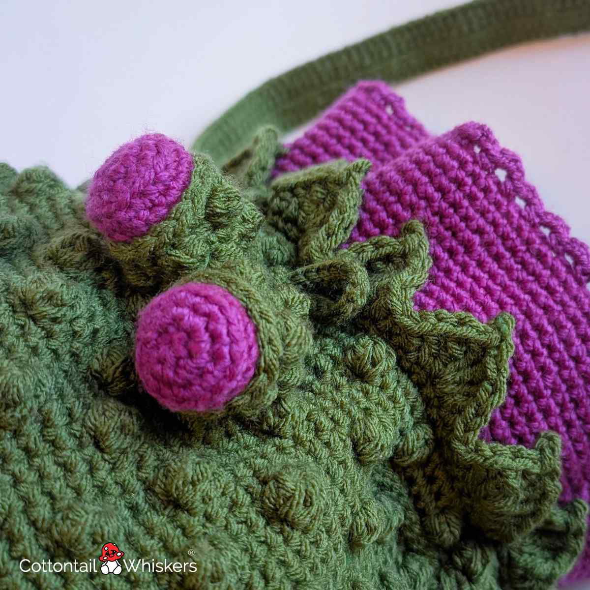 Fine Scottish Thistle Shoulder Bag Crochet Pattern