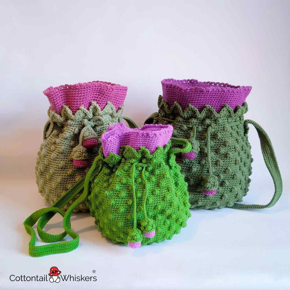 Fine Scottish Thistle Shoulder Bag Crochet Pattern