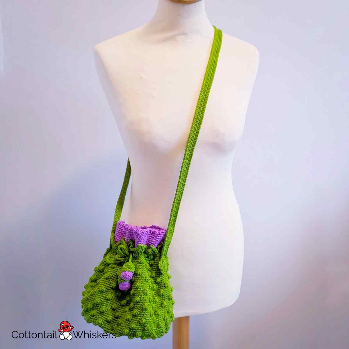 Fine Scottish Thistle Shoulder Bag Crochet Pattern