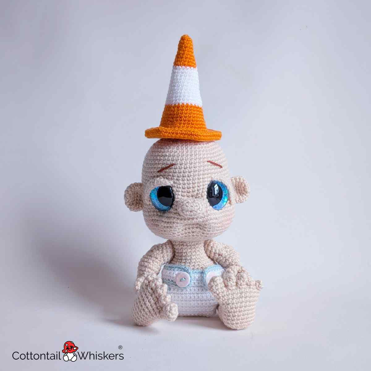 Scottish Traffic Cone Crochet Pattern Cottontail & Whiskers