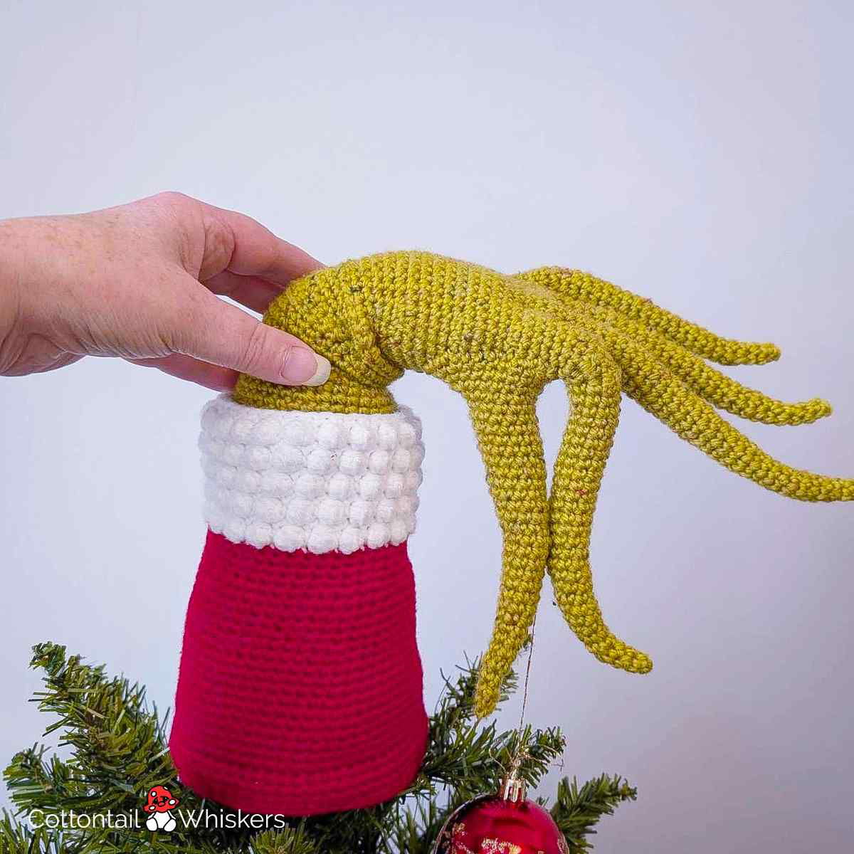 Steal Grinch Christmas Tree Topper Crochet Pattern Amigurumi