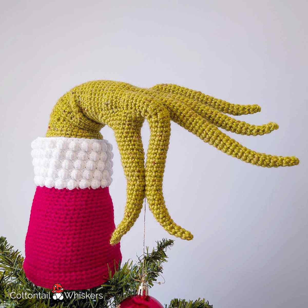 Steal Grinch Christmas Tree Topper Crochet Pattern Amigurumi