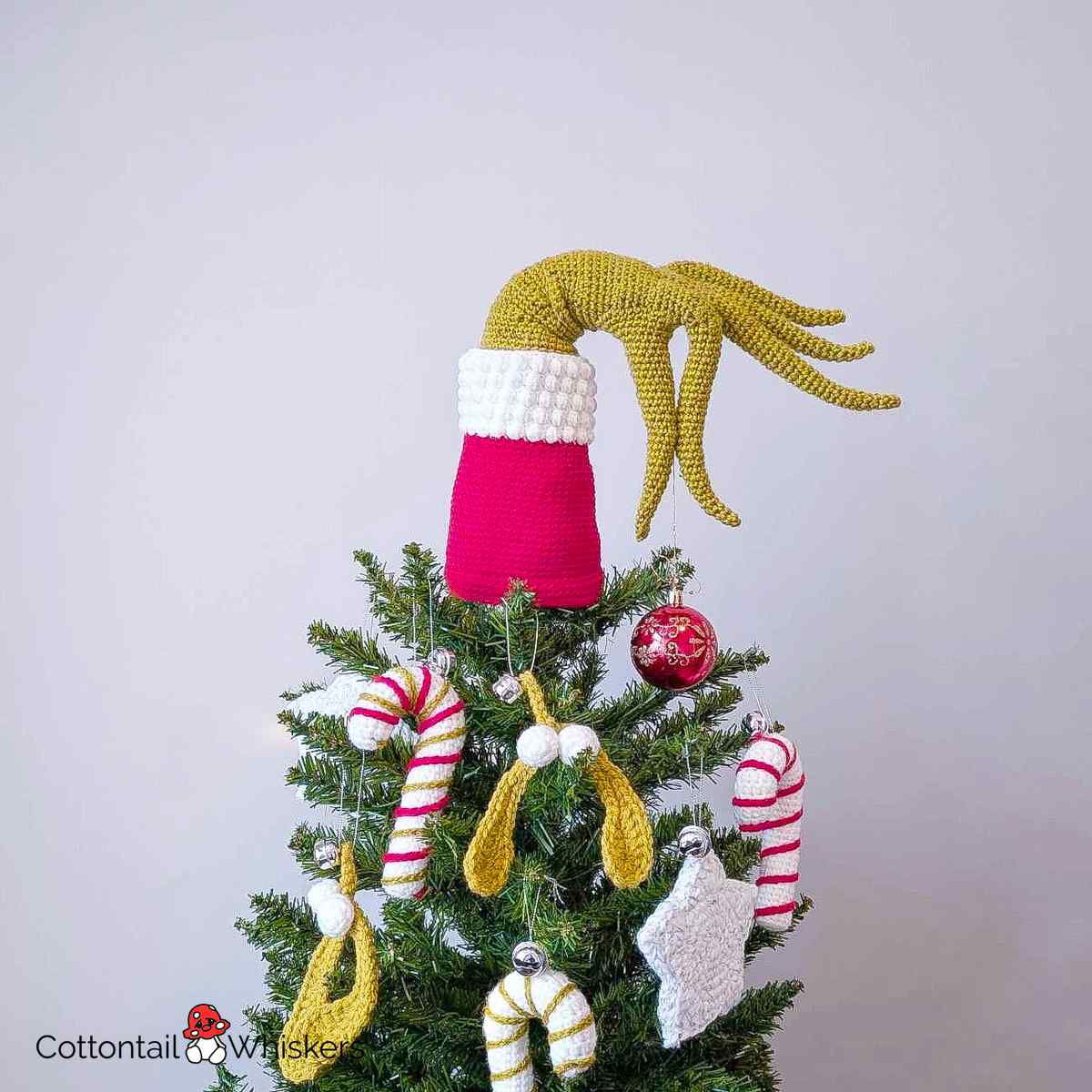 Steal Grinch Christmas Tree Topper Crochet Pattern Amigurumi
