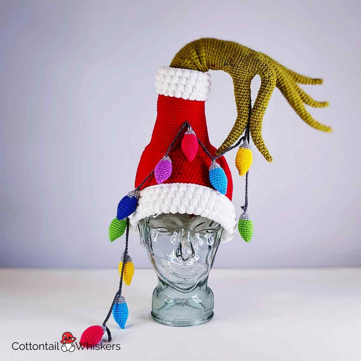 Stolen Christmas Grinch Hat Crochet Pattern Amigurumi