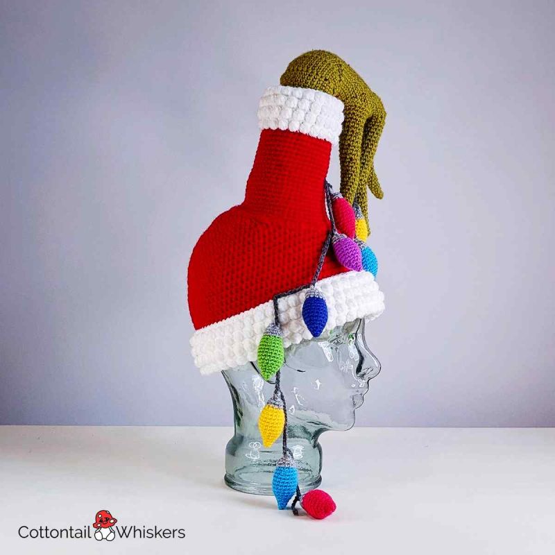 Stolen Christmas Grinch Hat Crochet Pattern Amigurumi
