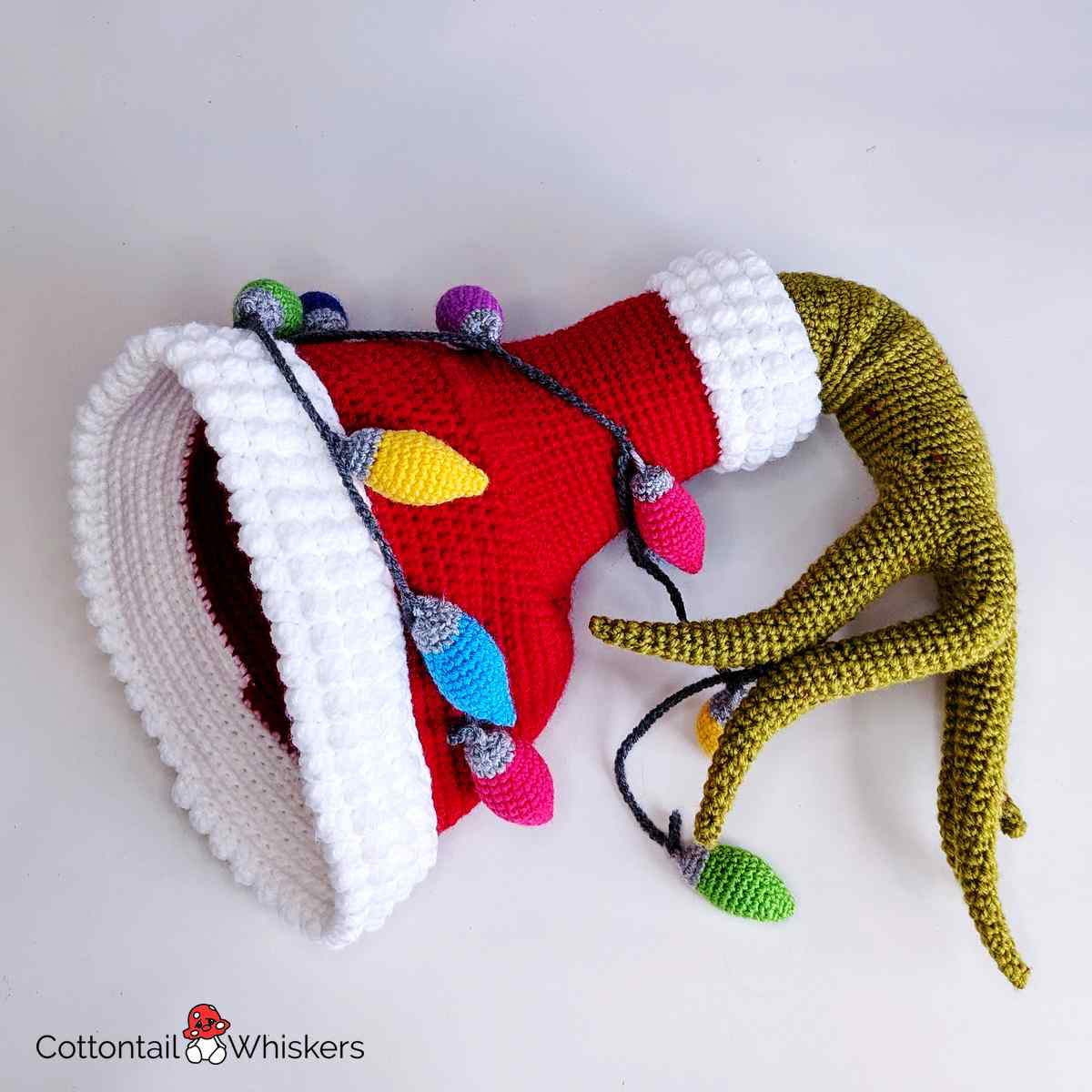 Stolen Christmas Grinch Hat Crochet Pattern Amigurumi