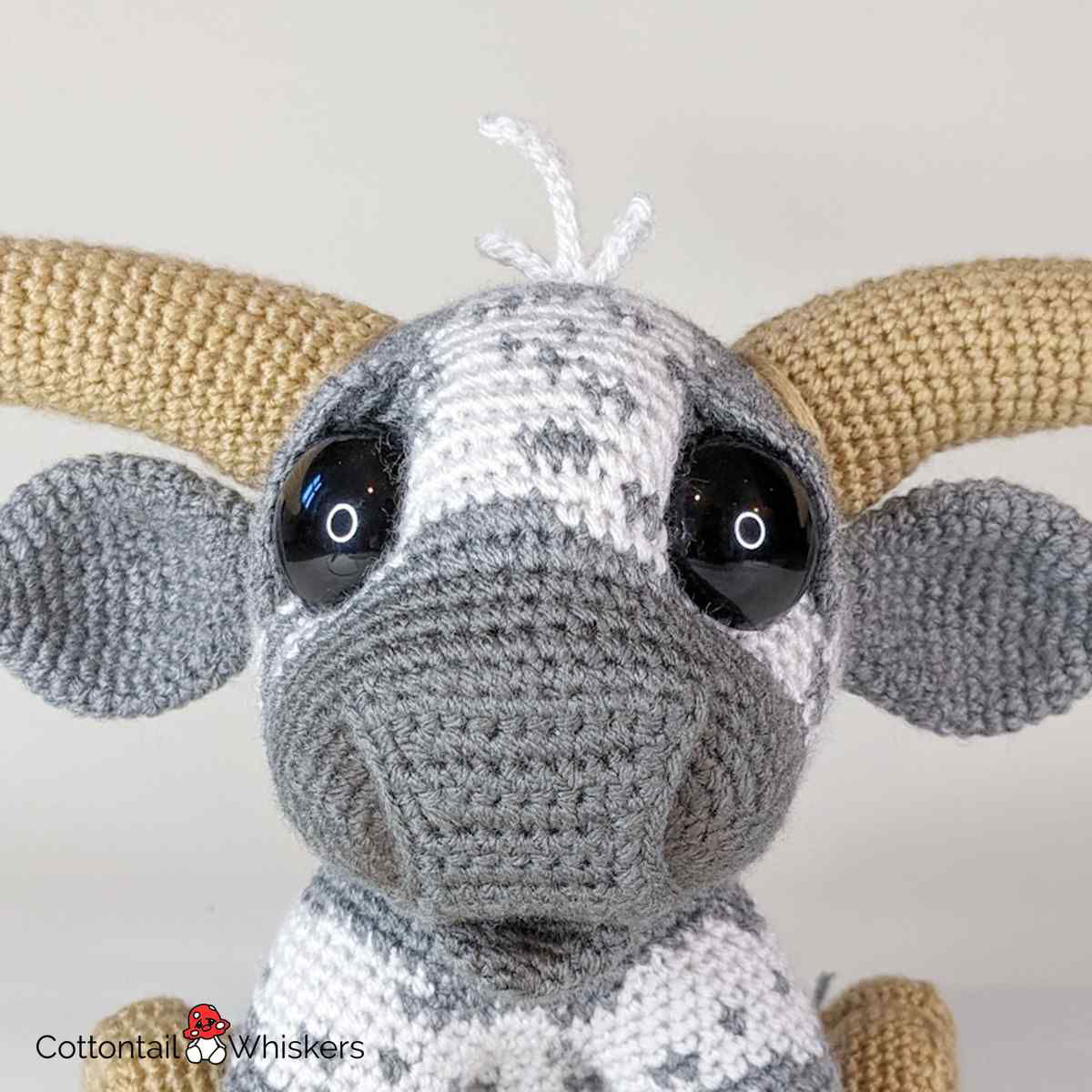 Fine Texas Longhorn Crochet Pattern Amigurumi Cattle | Cottontail ...
