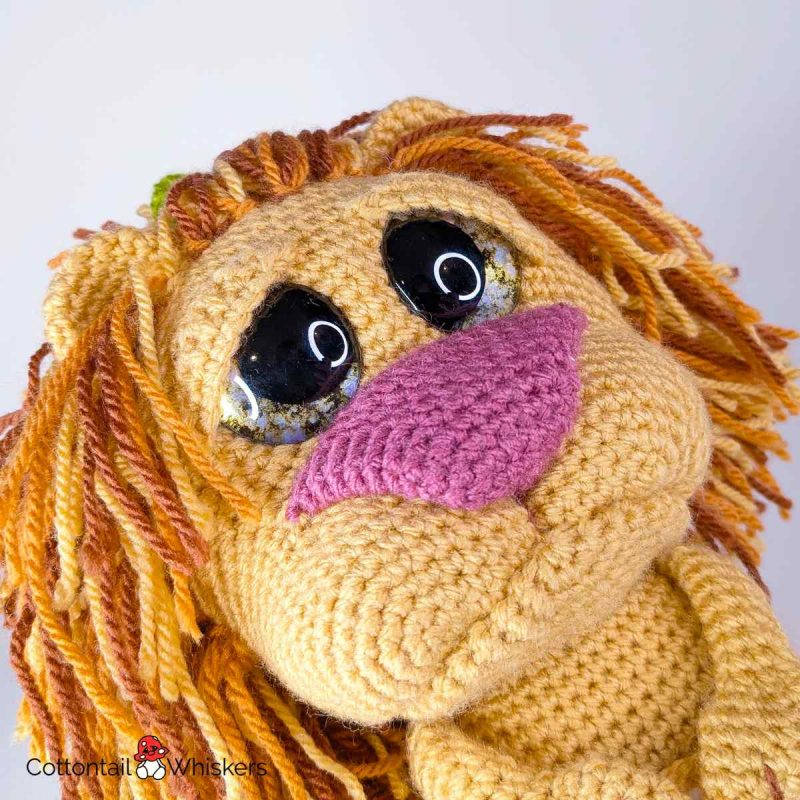 Brave Wizard Of Oz Cowardly Lion Crochet Pattern Amigurumi