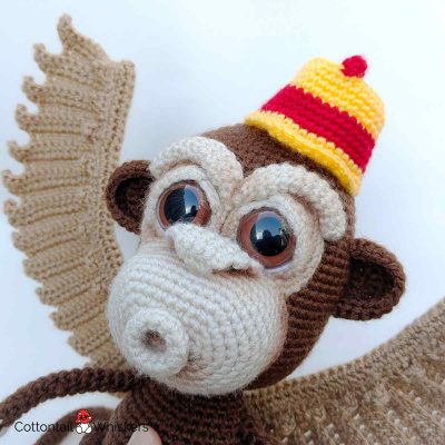 Evil Wizard Of Oz Flying Monkey Crochet Pattern Amigurumi