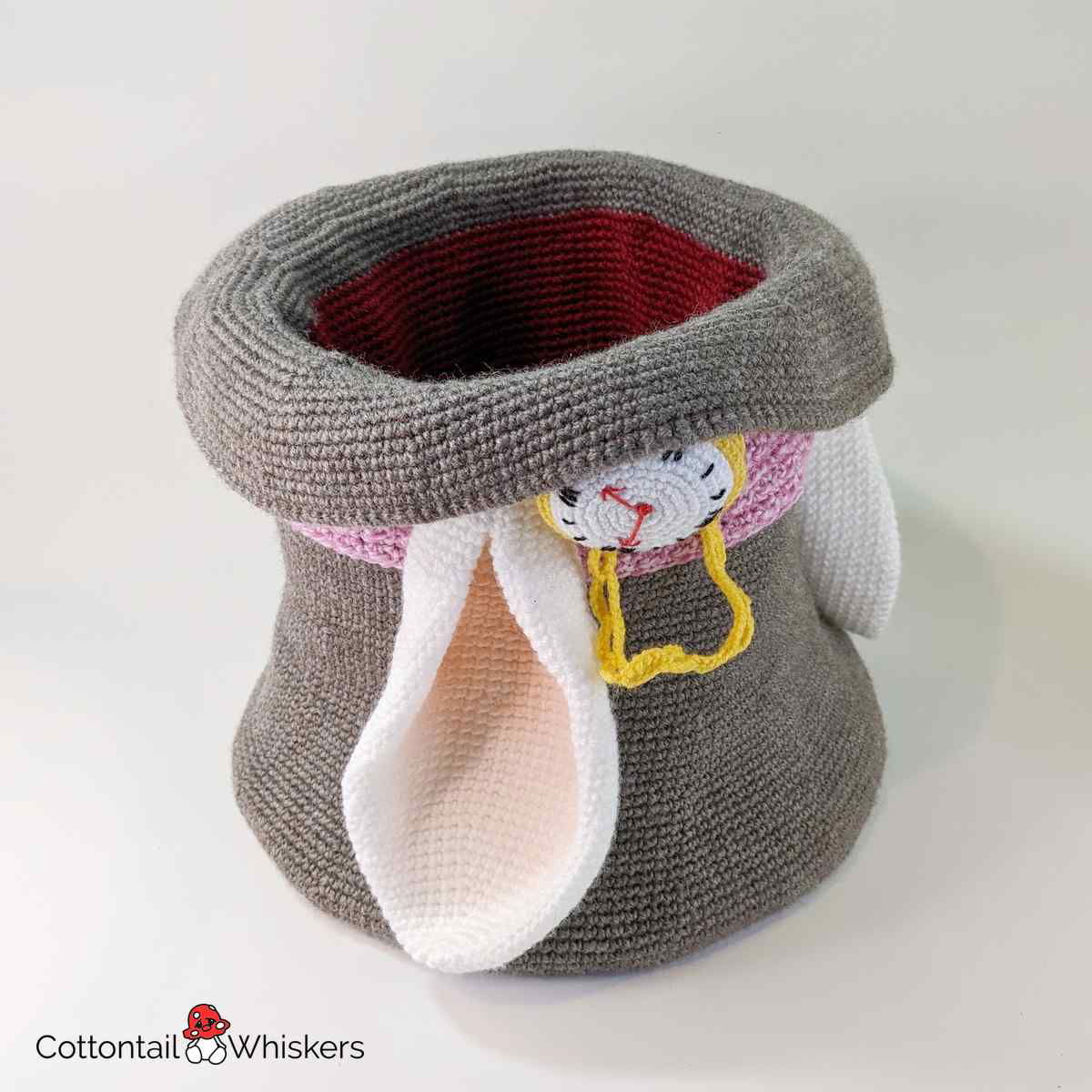 Wonderland Crochet Rabbit Hat Amigurumi Pattern | Cottontail & Whiskers