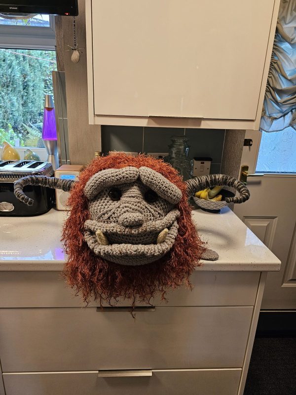 BIG Amigurumi Monster Head Ludo Crochet Pattern Labyrinth