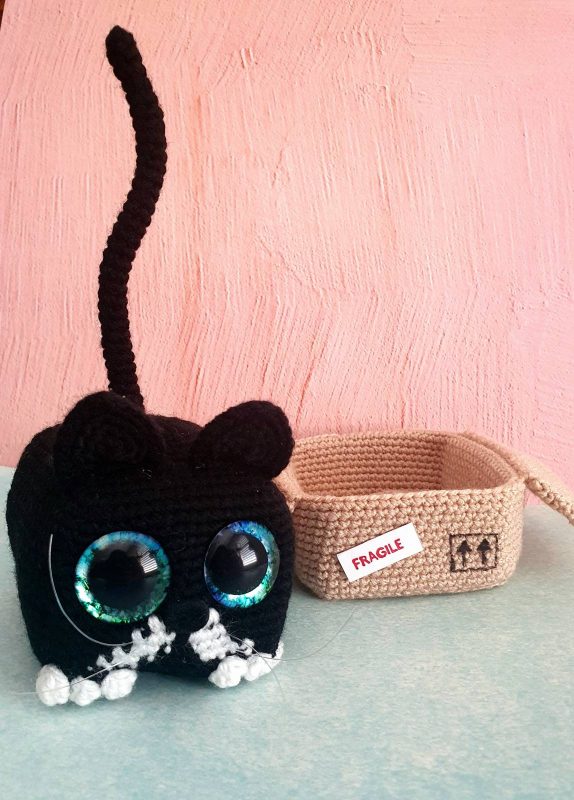 Crafty Box Cat Crochet Pattern Amigurumi Pussycat Project